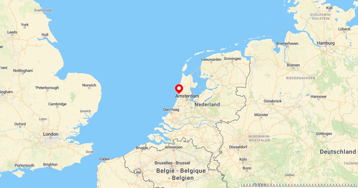 Skip på grunn utenfor kysten av Nederland